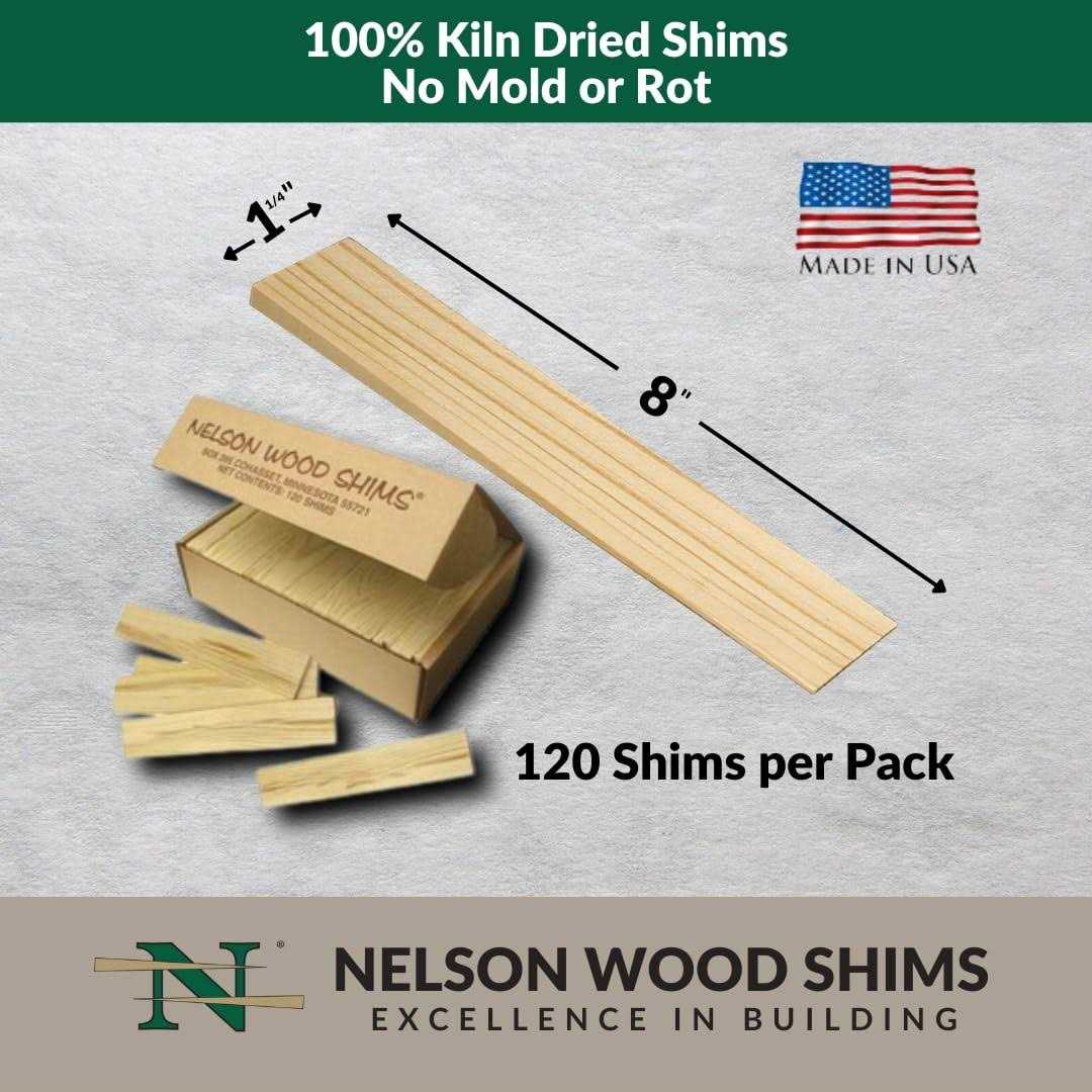 Nelson Wood Composite 120 Shims - Hardware&Tools Online Store