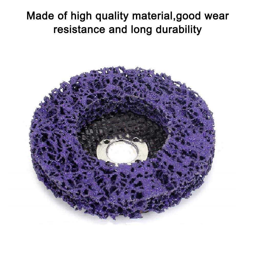 5 Pack 4-1/2 x 7/8 Easy Poly Strip Discs Wheel Replacement Disc Clean ...