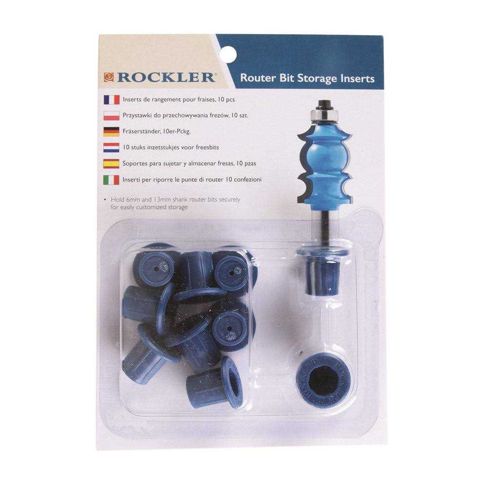 Rockler Router Bit Storage Inserts 10pk - Hardware&Tools Online Store