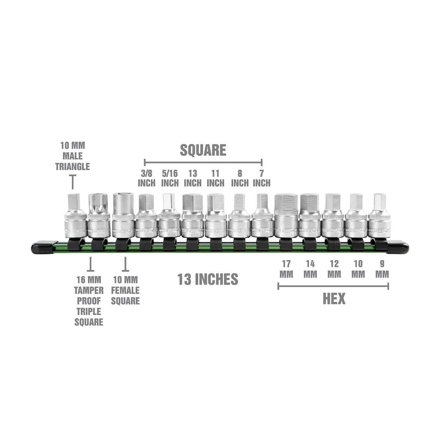 OEMTOOLS 25374 Drain Plug Socket Set - Hardware&Tools Online Store