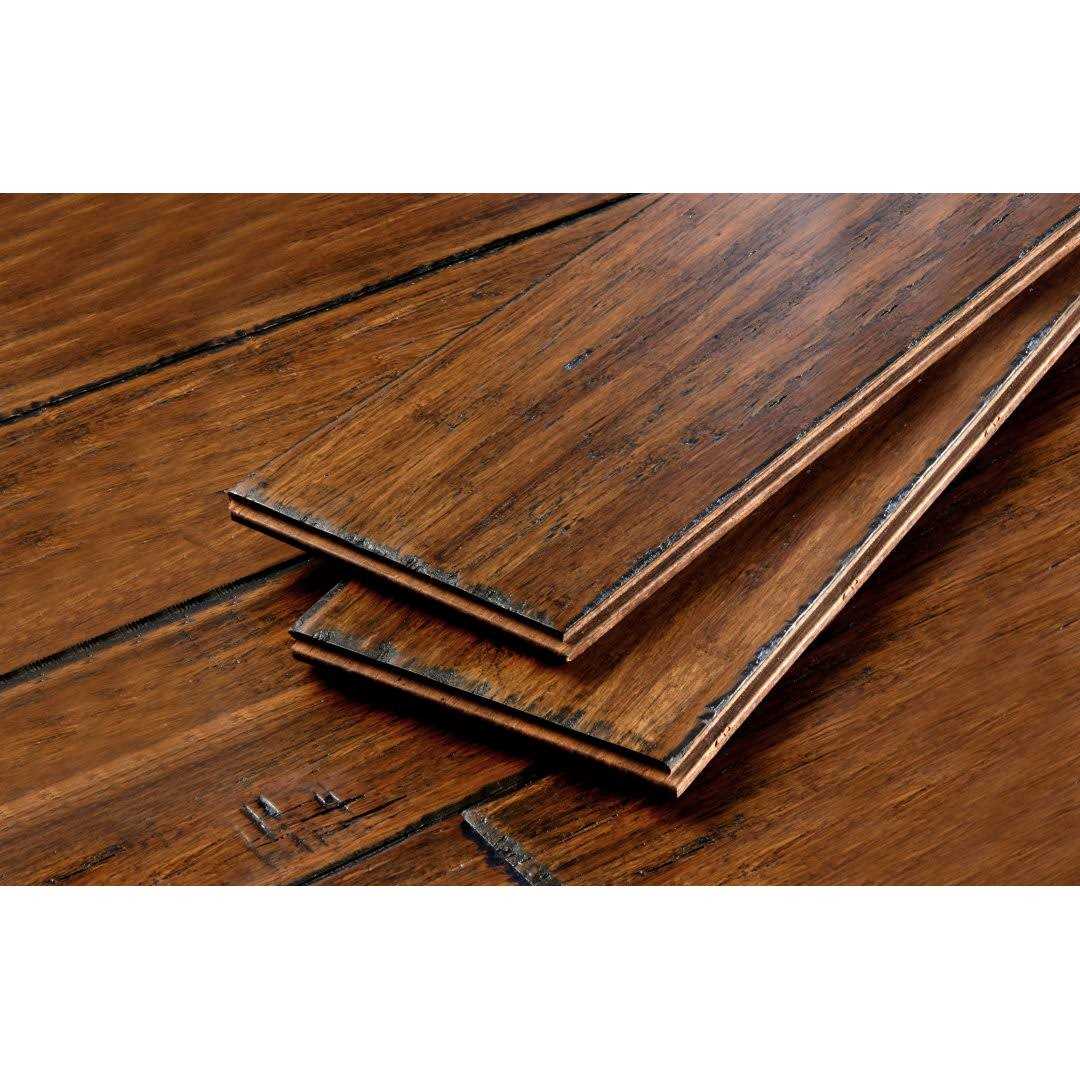 Cali Bamboo Fossilized Antique Java Wide T&G Solid Bamboo Flooring 8 x ...