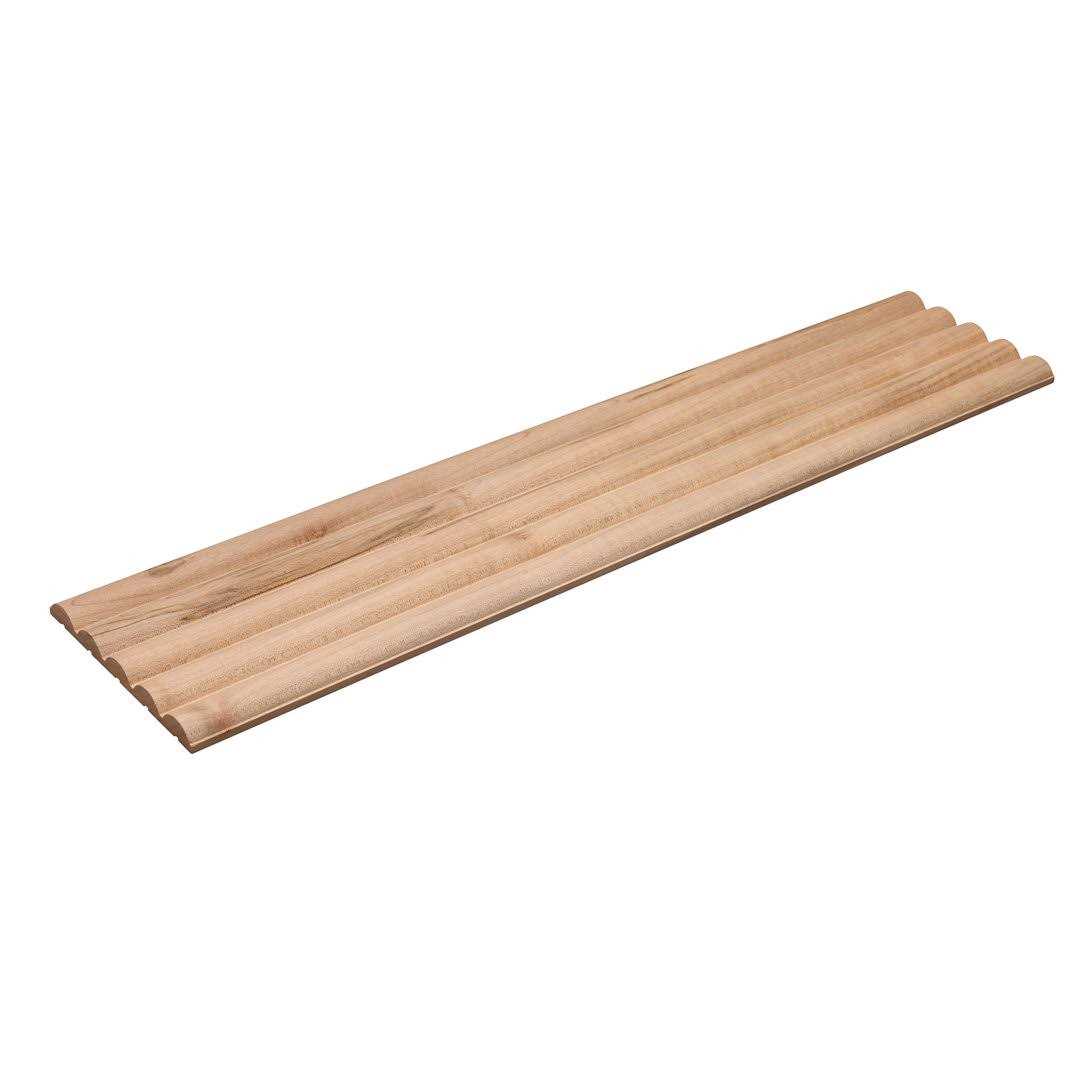 Ornamental Mouldings 5 in. x 0.438 in. x 48 in. Ambrosia Wood Large ...