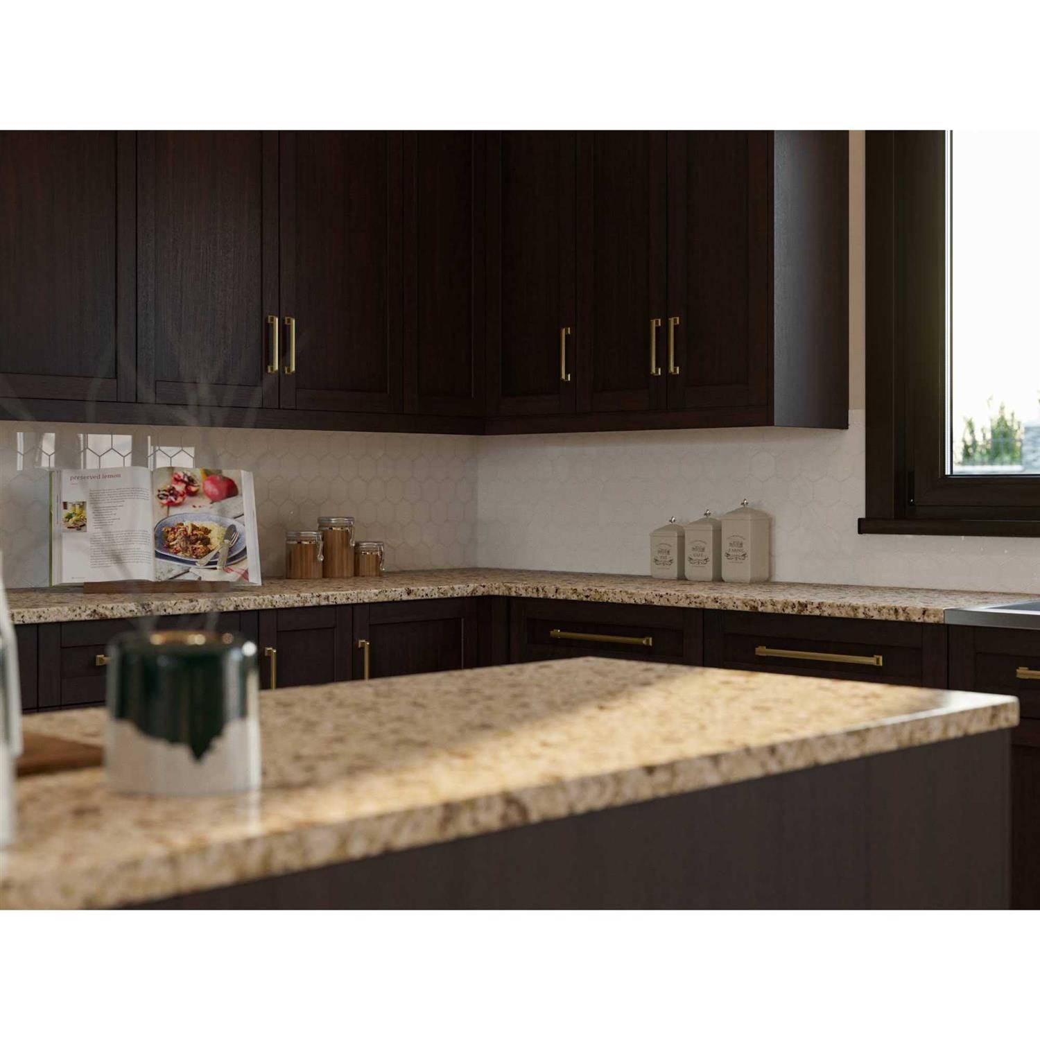 Pearl Granite Kitchen Countertop NewAge Products Finish - Hardware ...