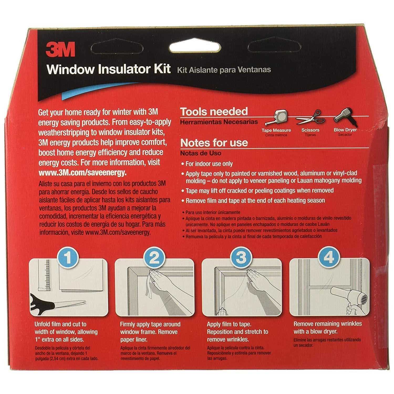 3M Indoor Window Insulator Kit - Hardware&Tools Online Store