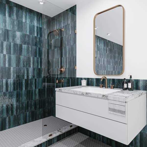 Daltile Remedy Zen 2-3/8 in. x 9-5/8 in. Glazed Porcelain Subway Wall ...