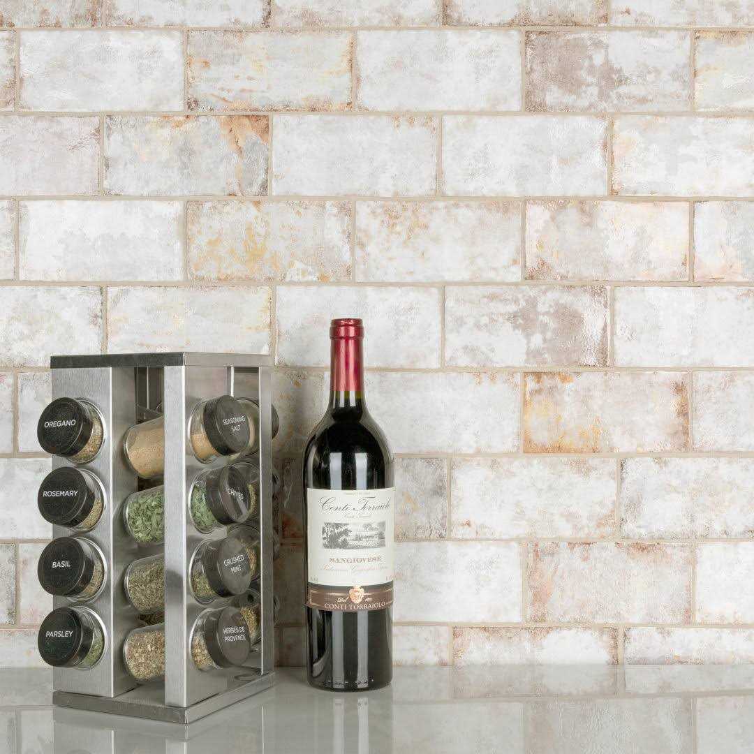 Merola Tile Biarritz 3 in. x 6 in. Ceramic Wall Tile - Hardware&Tools ...