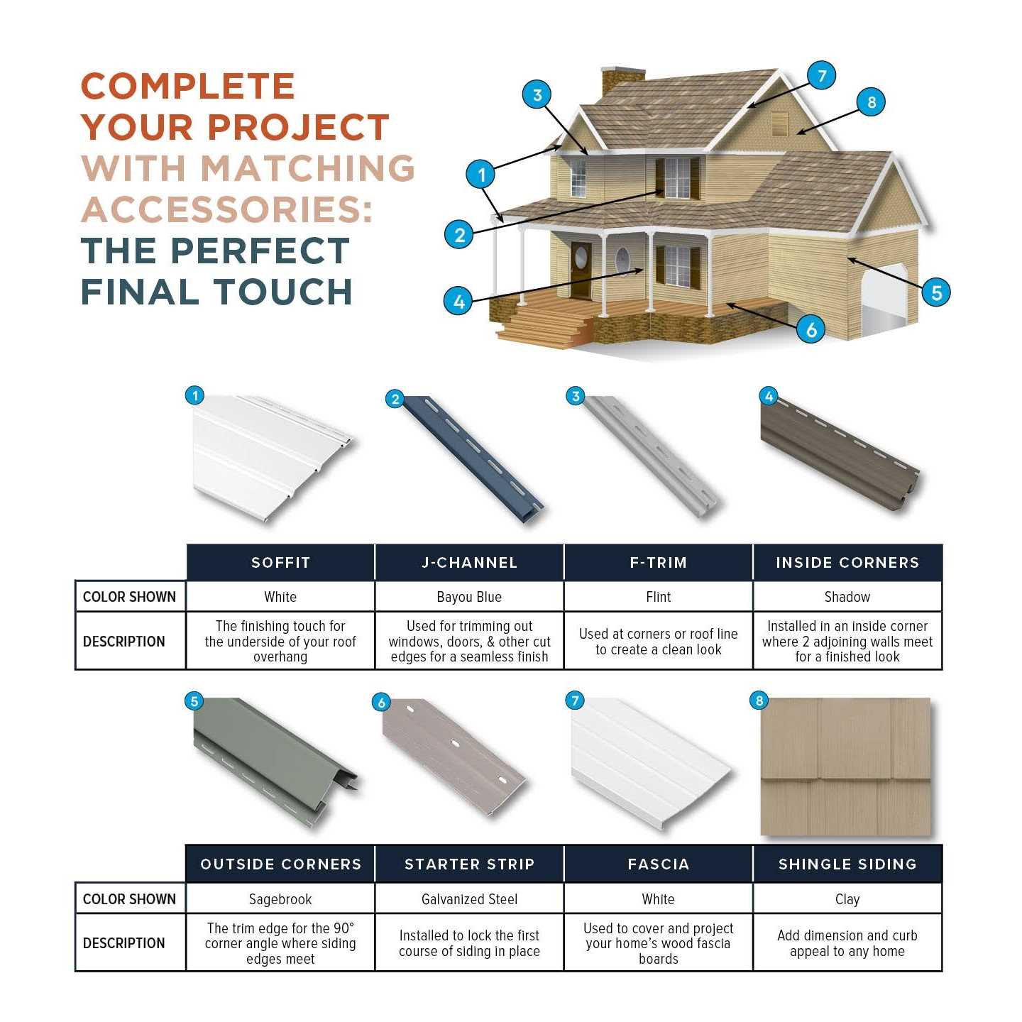 Lowe's Vision Pro Double 5-in Dutch Lap Tan Vinyl Siding Panel 10-in x ...