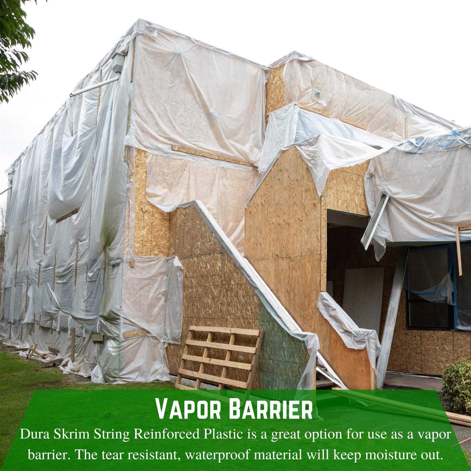 Farm Plastic Supply Dura Skrim String Reinforced Clear Plastic Sheeting ...