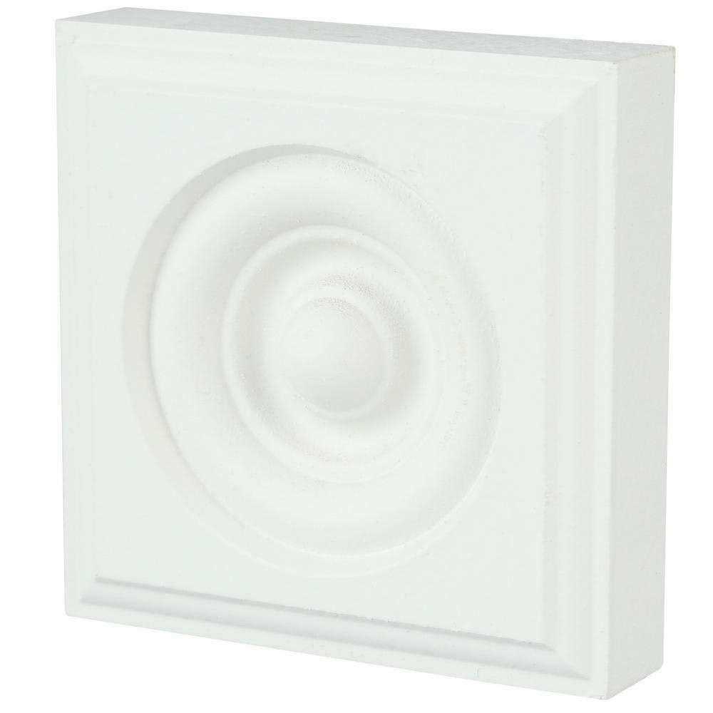 HOUSE OF FARA 3/4 in. x 8 ft. MDF Fluted Door Casing Moulding Set ...