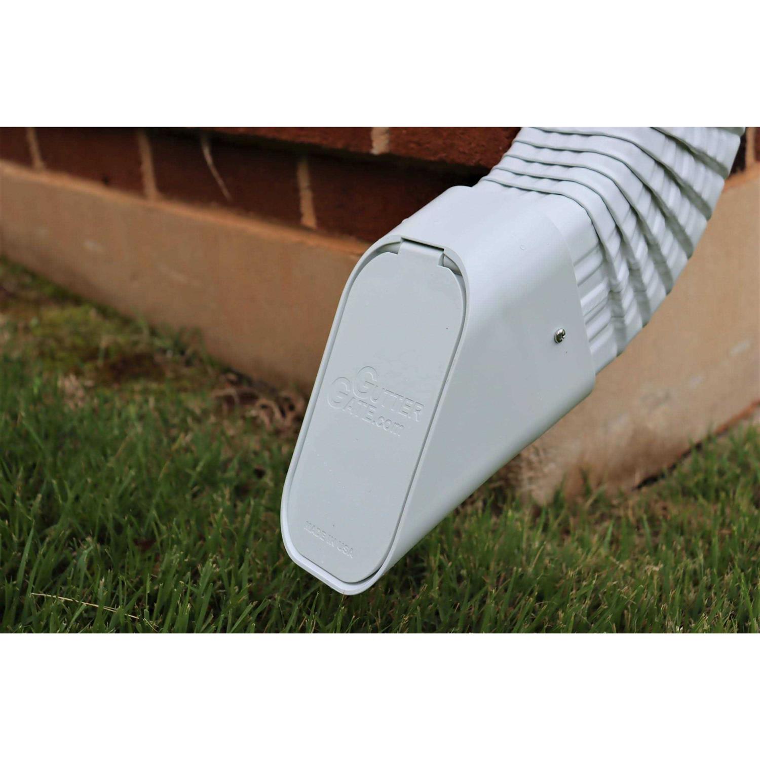 Guttergate 2 x 2 x 3 in. Plastic Rectangular Downspout Adapter ...