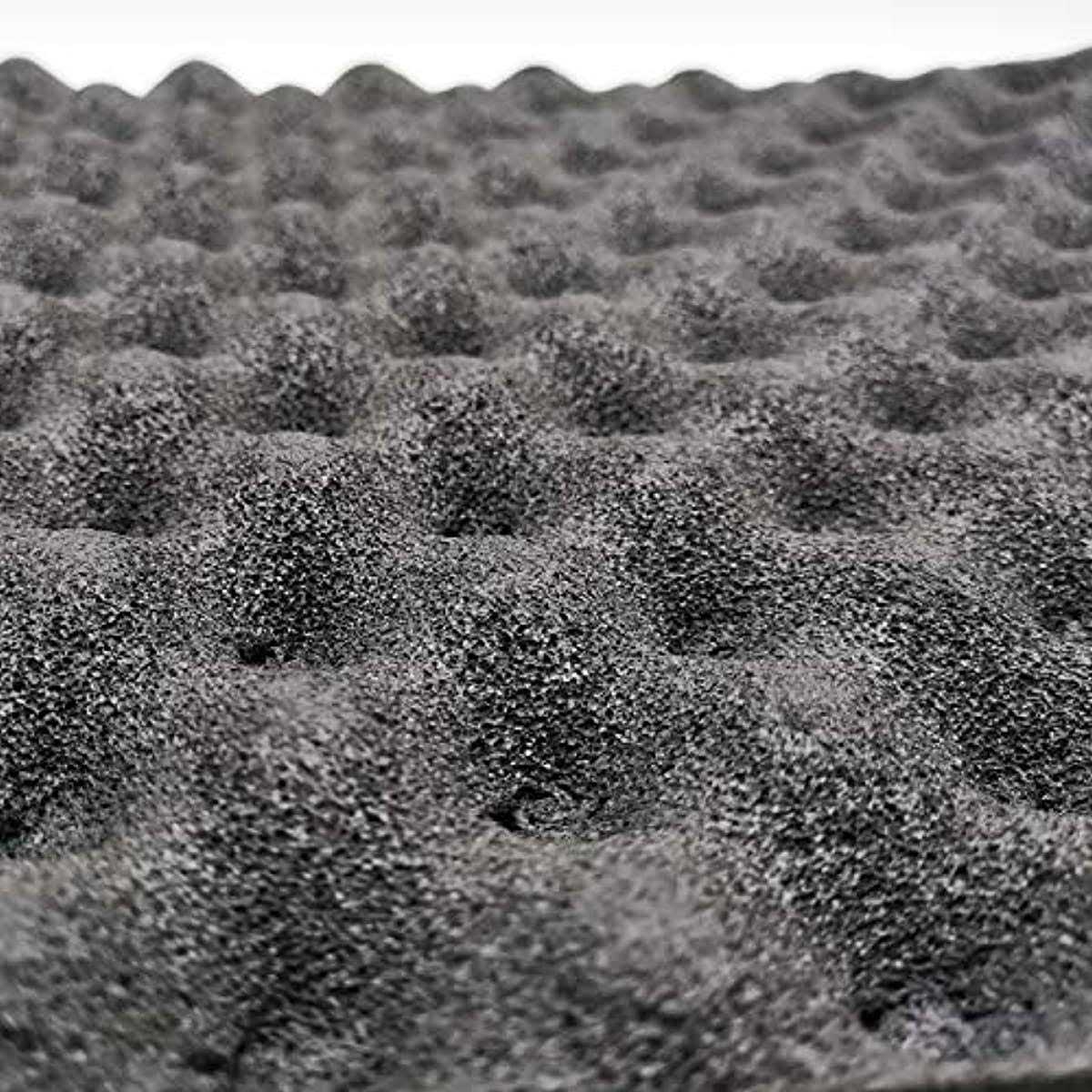 BXI Soundproofing Closed Cell Foam 2 Pack Self-Adhesive 16'' X 12'' X 1.8'' Thickened Egg Crate ...