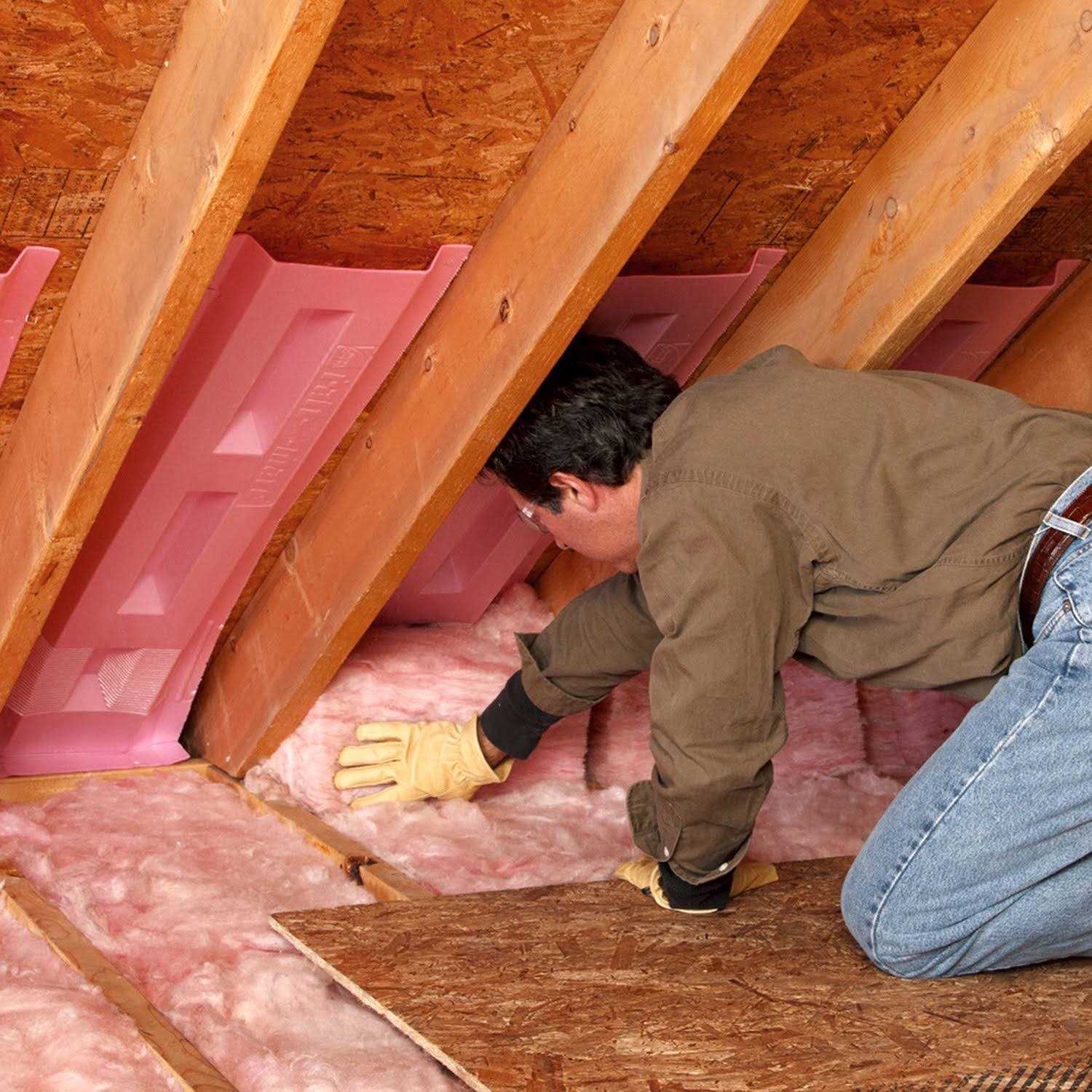 Owens Corning R-38 Attic 64-sq ft Kraft Faced Fiberglass Batt ...