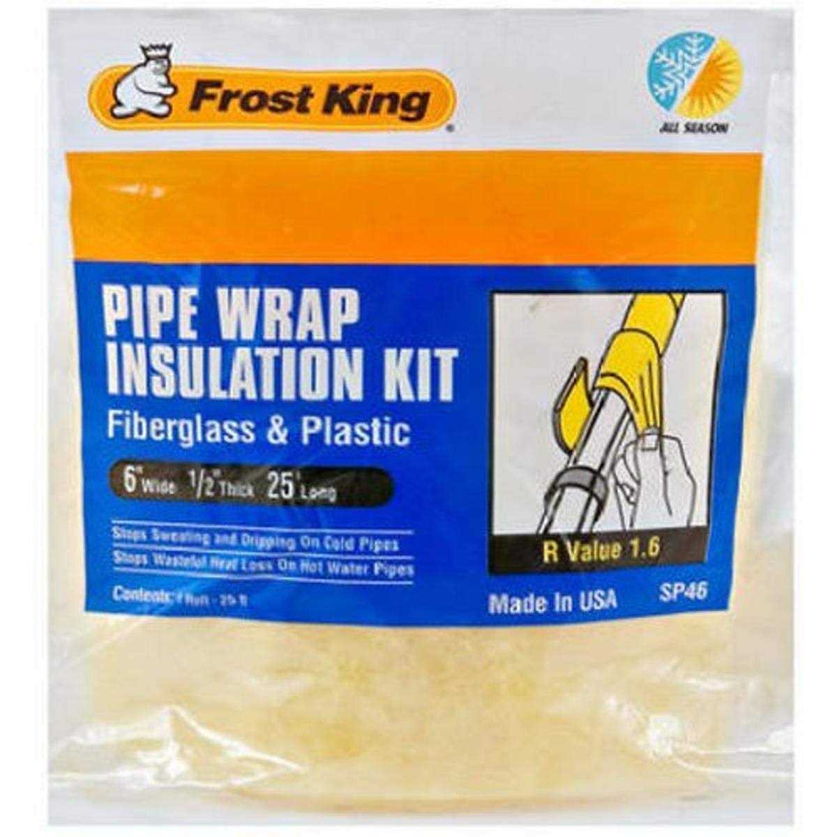 Frost King Fiberglass Pipe Insulation Kit - Hardware&Tools Online Store