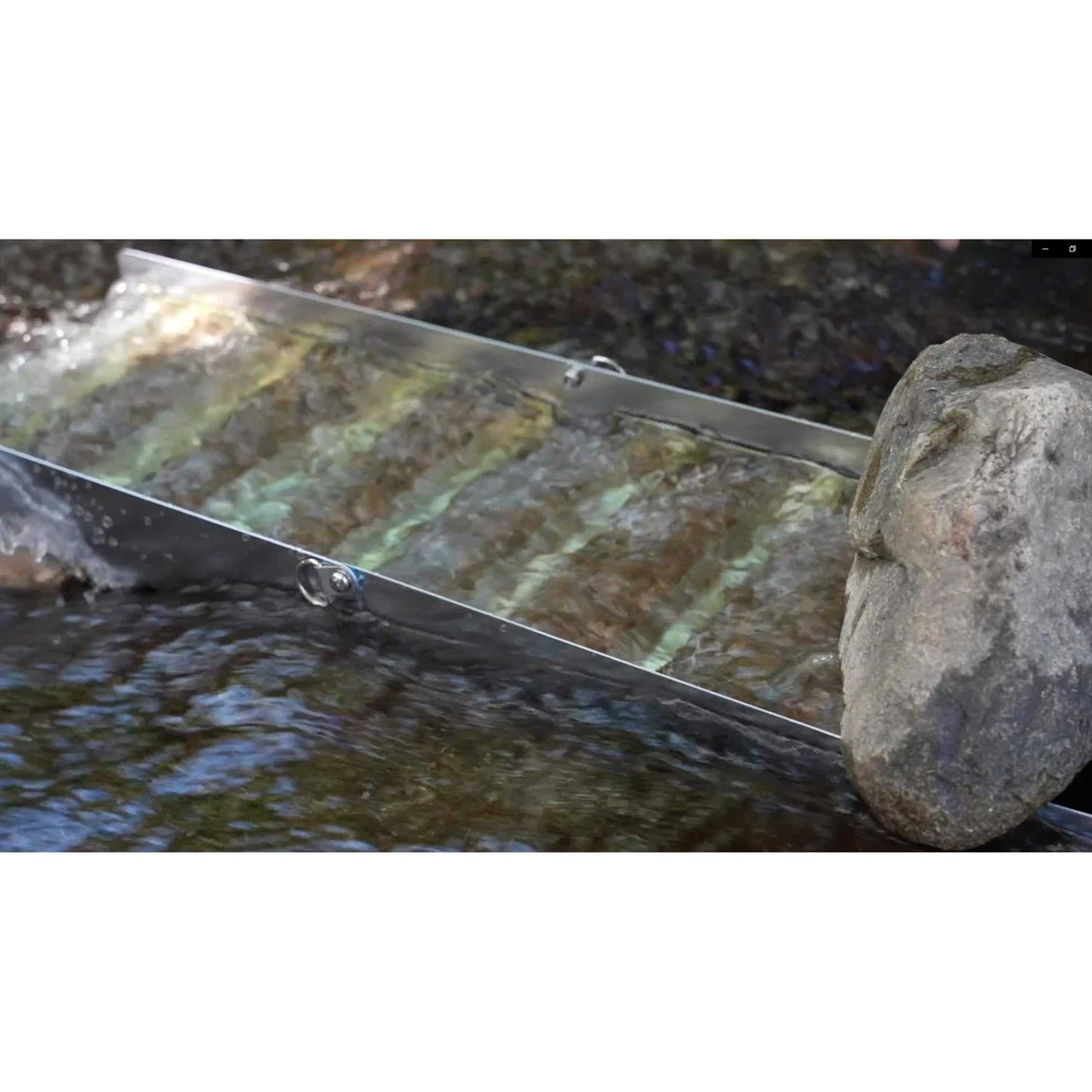 Sluice Fox Complete Gold Mining Kit Folding 50 inch Gold Sluice Box ...