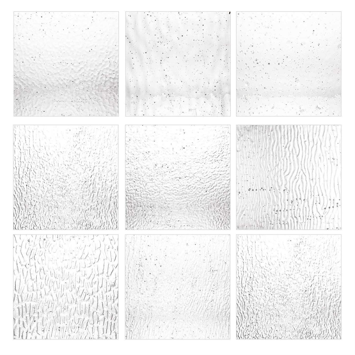 MaxGrain 6x6 inch Clear Textured Stained Glass Sheets - Hardware&Tools ...