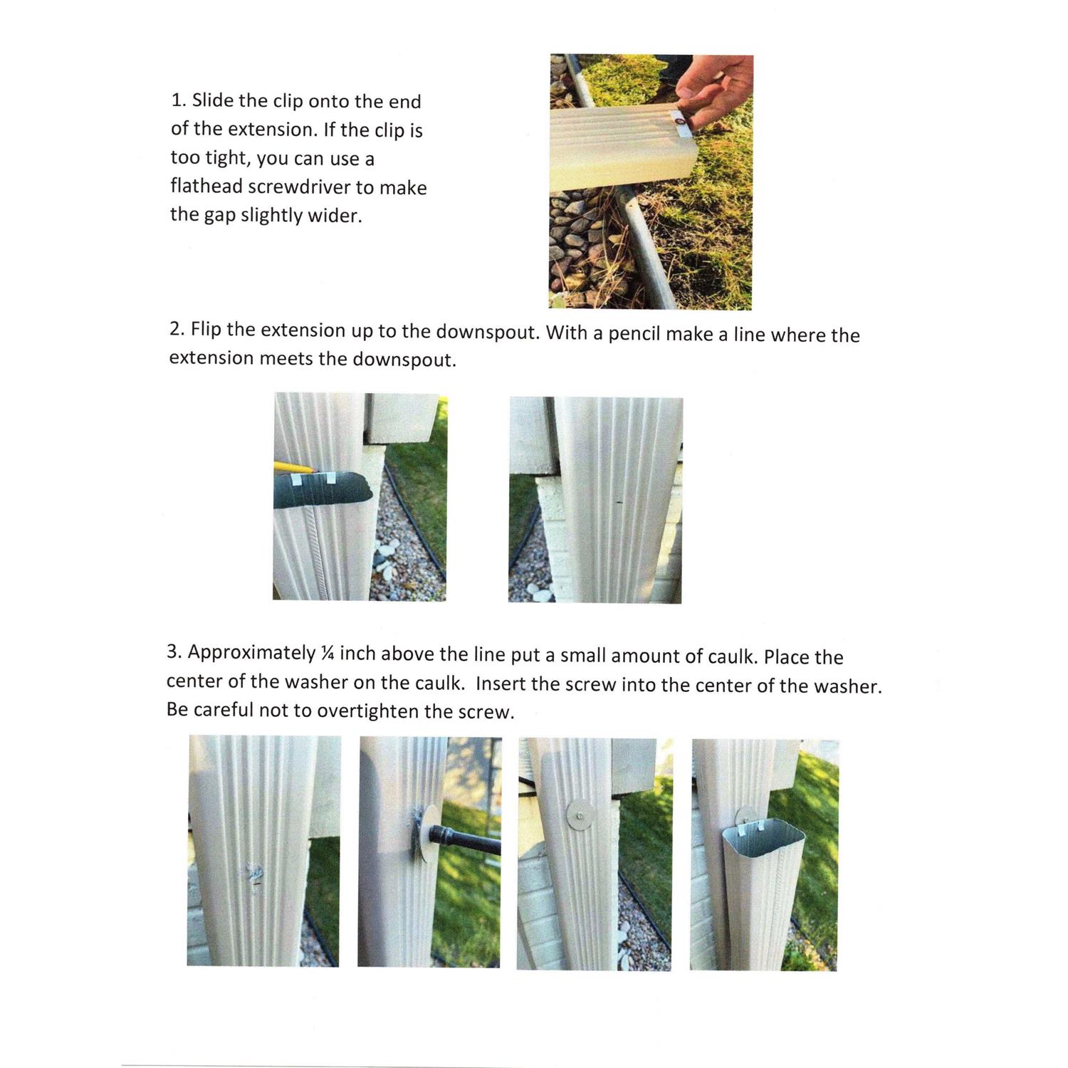 Downspout Extension Retention Clip - Hardware&Tools Online Store