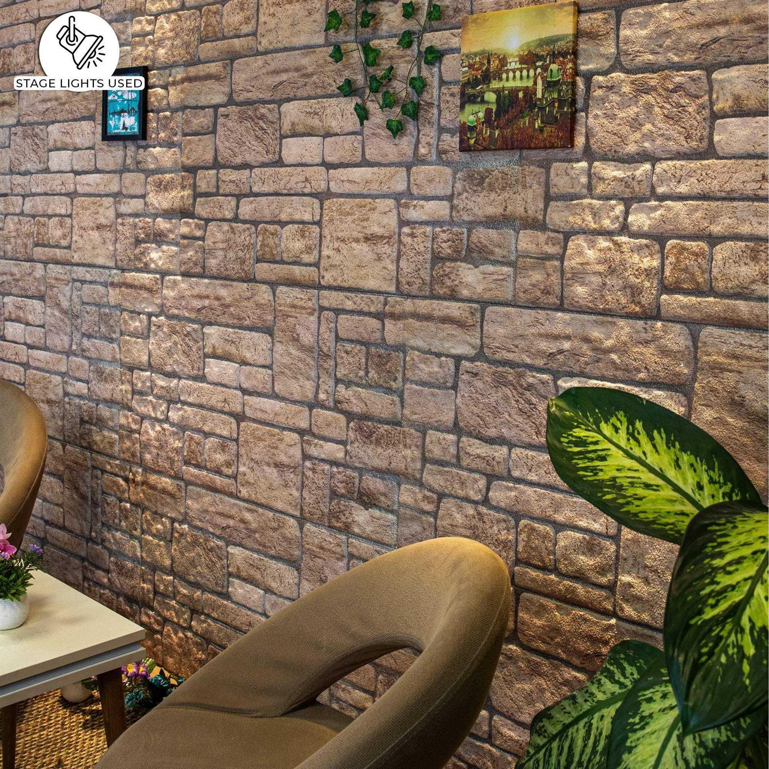 IZODEKOR 3D Brick Effect Wall Panels Cladding Stone Look Styrofoam ...