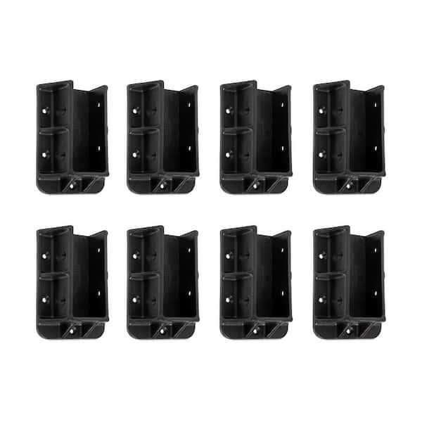 FENCE & DECK RITE Sturdy Railing Hangers fits Standard 2X 4 railings ...