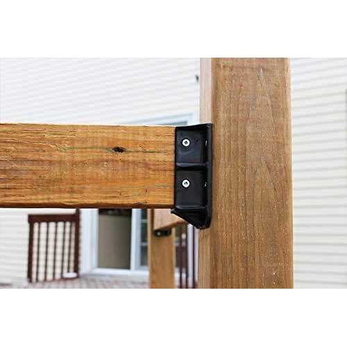 FENCE & DECK RITE Sturdy Railing Hangers fits Standard 2X 4 railings ...