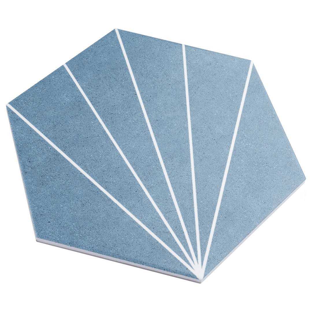 Merola Tile Aster Hex Porcelain Floor and Wall Tile - Hardware&Tools ...