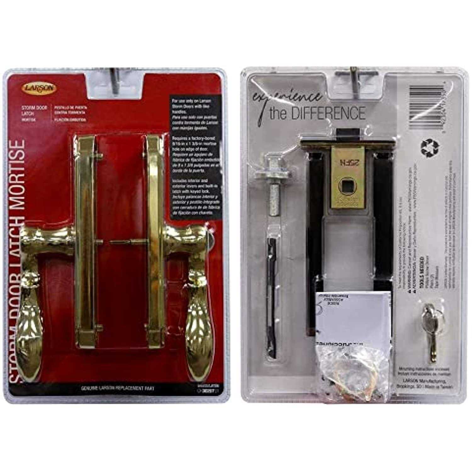 Larson M2 Bright Brass Zinc Mortise Latch CH3020701 - Hardware&Tools ...