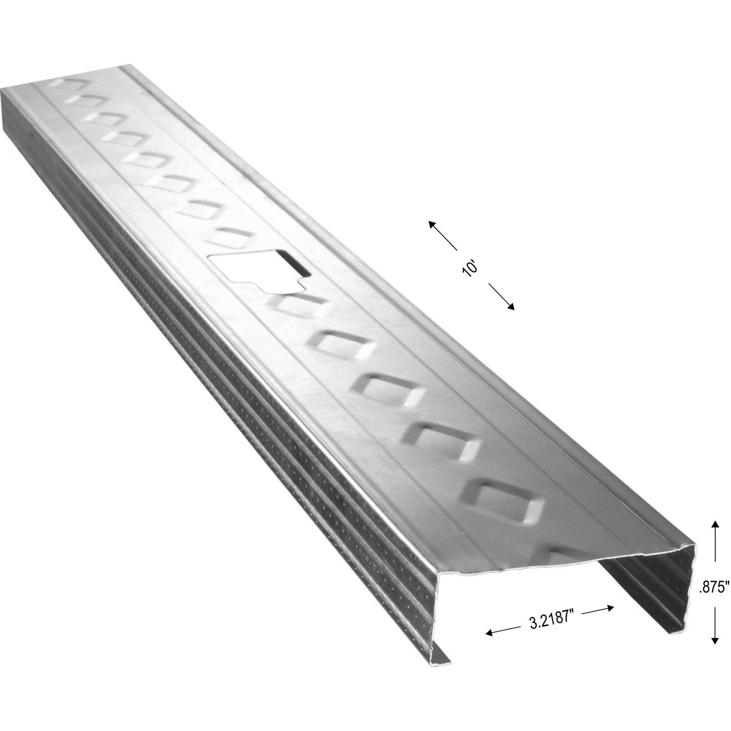 ClarkDietrich Metal Furring Channel 25-Gauge 7/8 in. x 10 ft 226707 ...