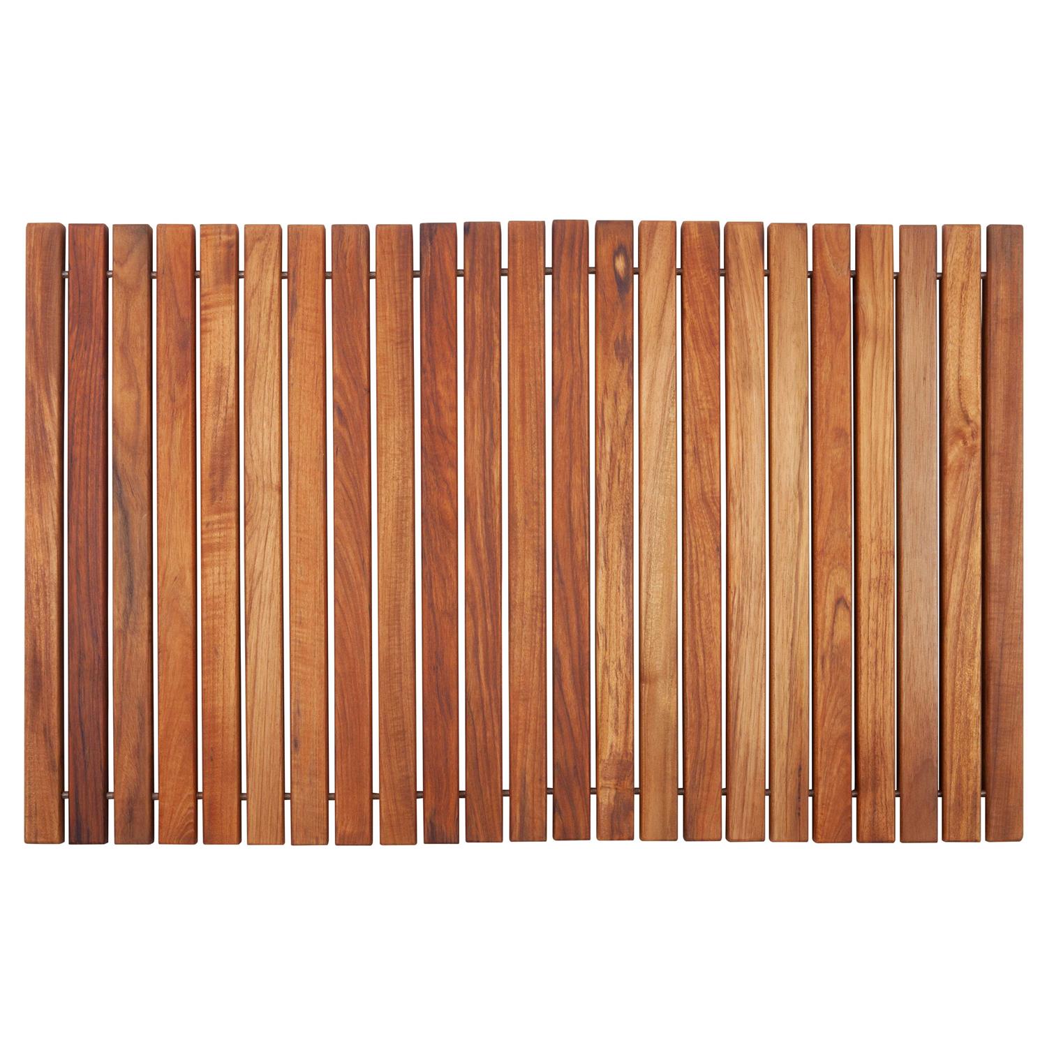 Nordic Style Premium Oiled Teak Wood String Tile 31.4x19.6 - Hardware ...
