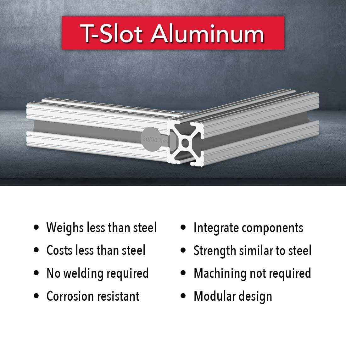 8020 1010 10 Series 1 Inch X 1 Inch T-slotted Aluminum Extrusion DIY ...
