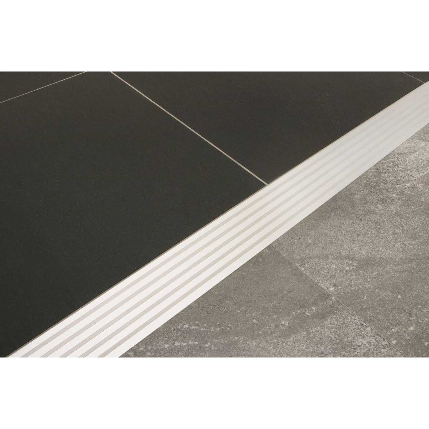 Schluter RENO-Ramp-K Satin Anodized Aluminum 1/2 in. x 8 ft. 2-1/2 in ...