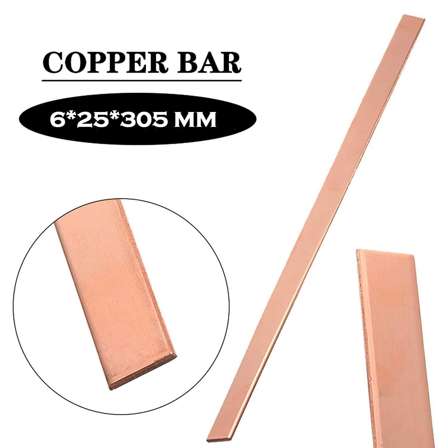 Copper Flat Bar Thickness x 1 Width x 12 Length Copper Flat Bar Stock ...