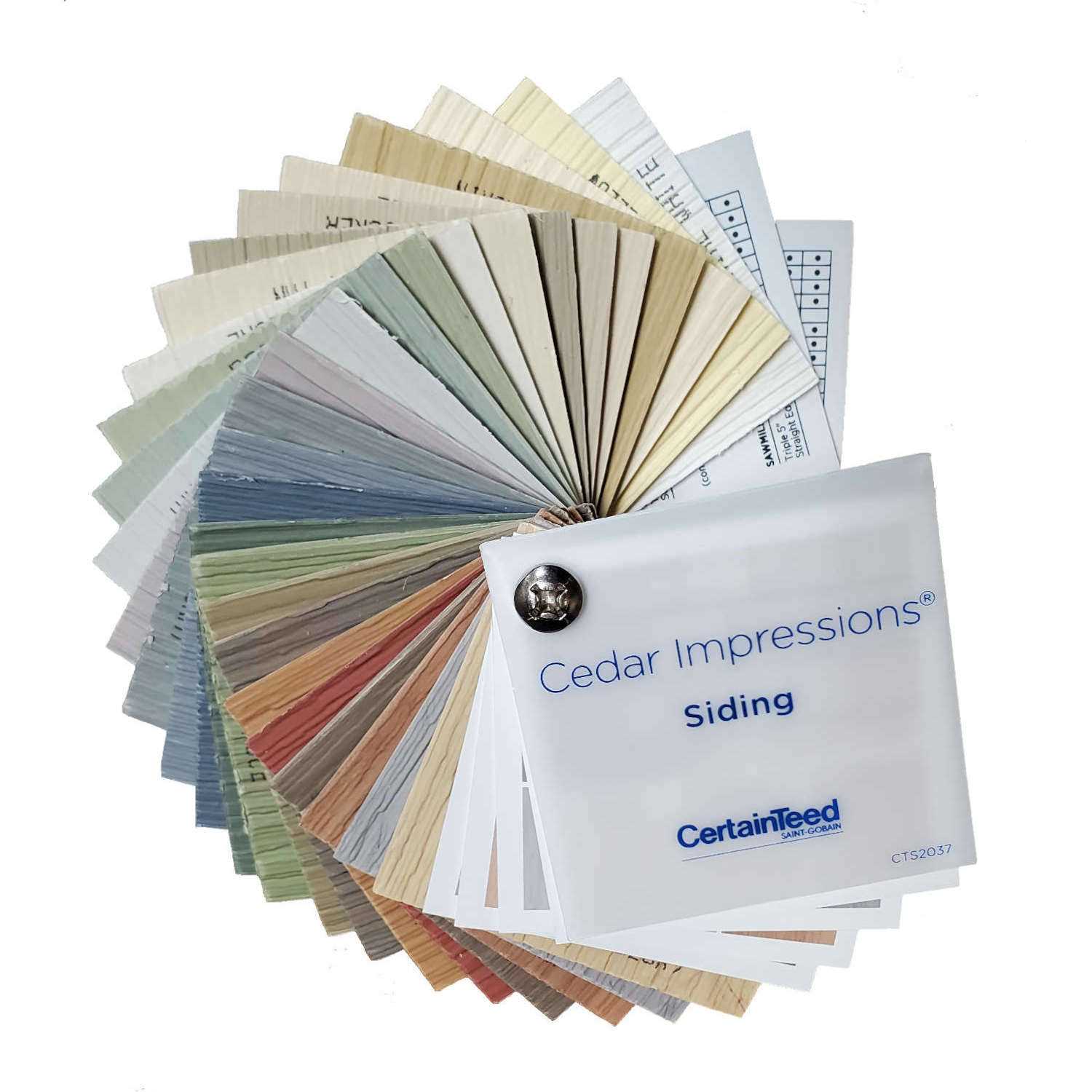 CertainTeed Cedar Impressions Vinyl Siding Color Swatch - Hardware ...