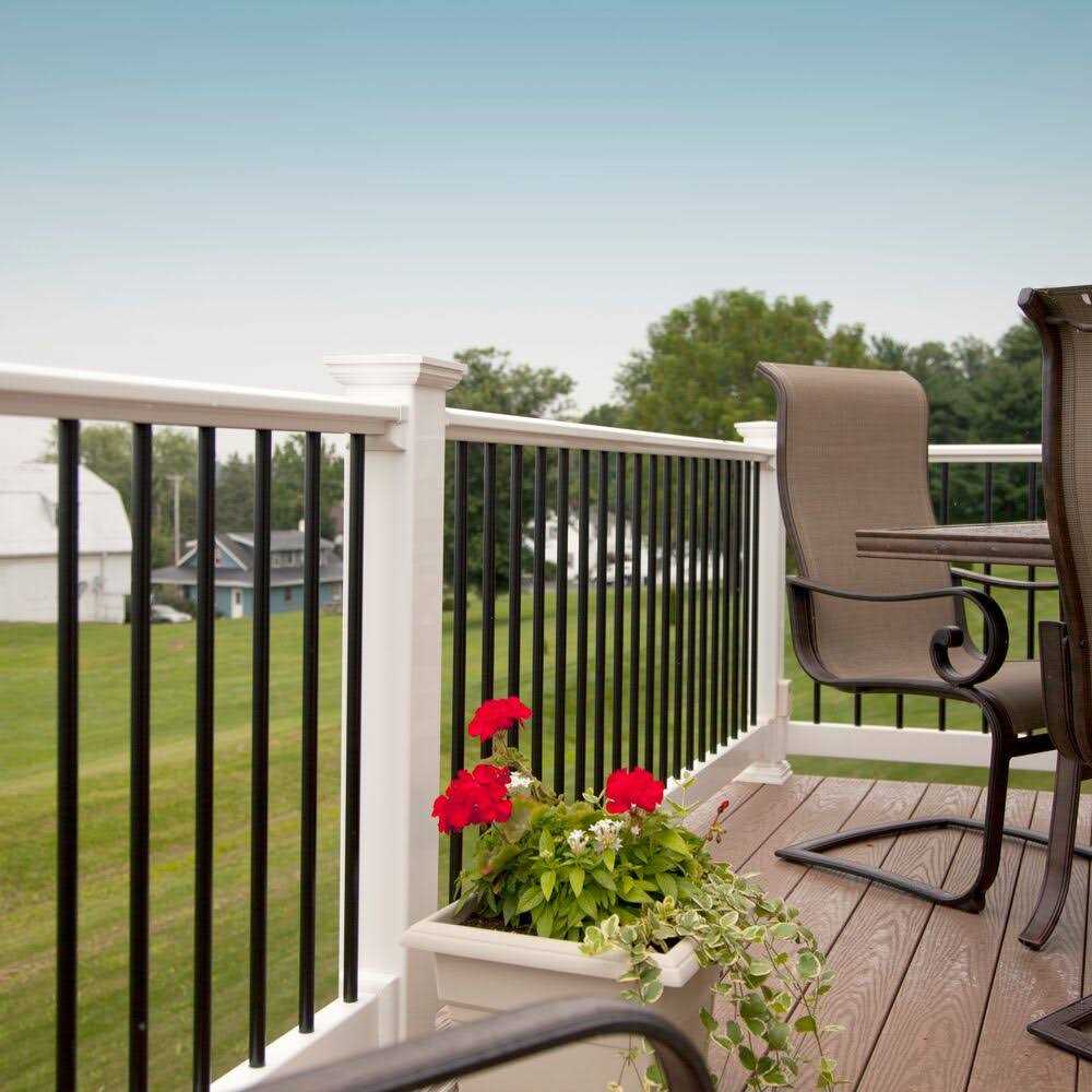 RDI Original Rail PVC 8 ft. x 36 in. 32-38° Stair Rail Kit - Hardware ...