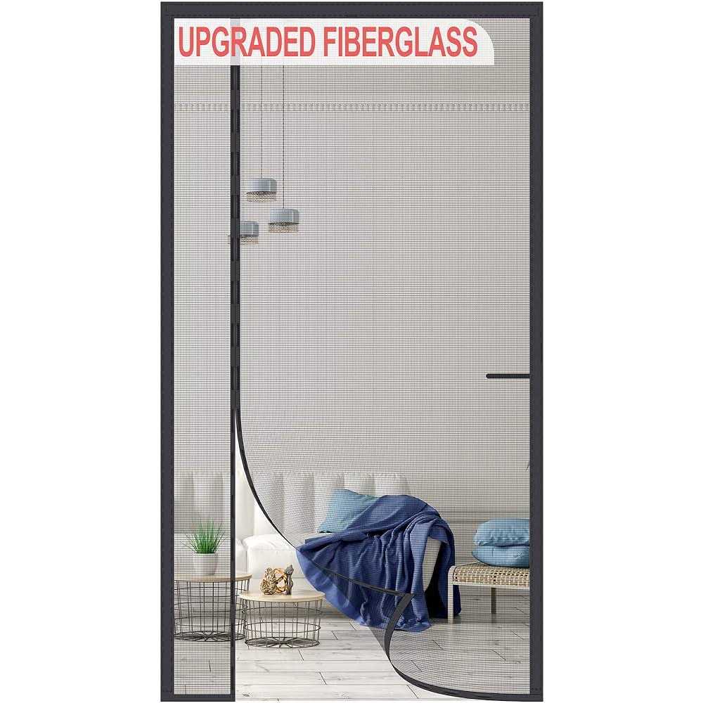 Okayavo Upgraded Magnetic Screen Door Thicker 255g/m2 Fiberglass Mesh ...