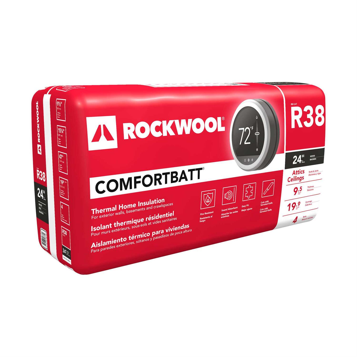 Rockwool Comfort Batt R38 - Hardware&Tools Online Store