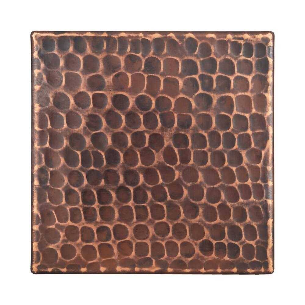 Premier Copper Products Hammered Copper Tile 4 x - Hardware&Tools ...