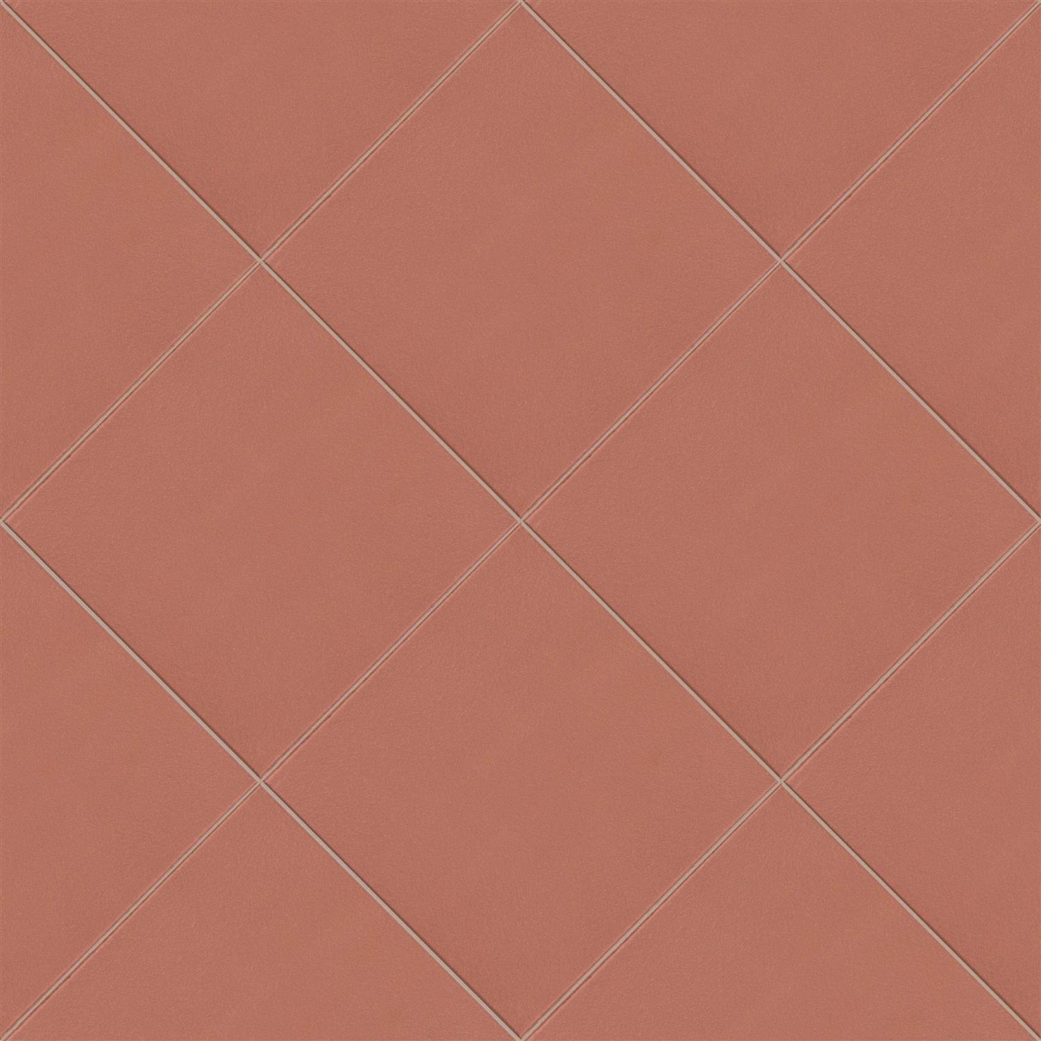 Merola Tile Klinker Red 8 x 8 Ceramic Floor and Wall Quarry Tile ...
