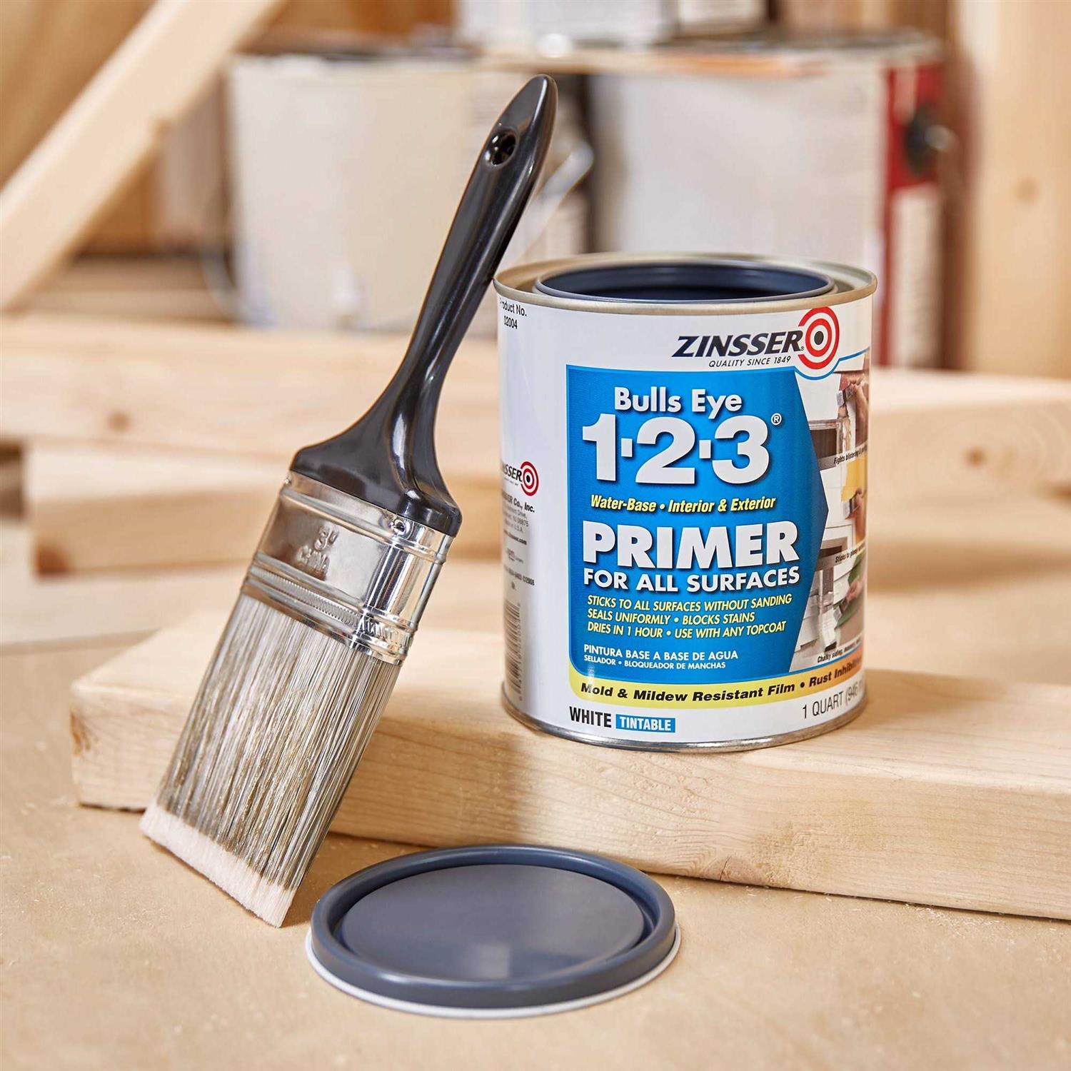Zinsser Bulls Eye 1-2-3 Primer - Hardware&Tools Online Store