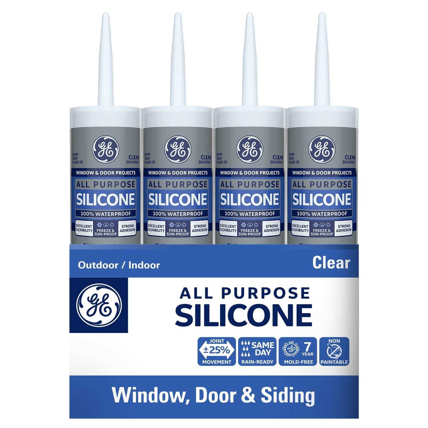 GE All Purpose Silicone 1 Sealant - Hardware&Tools Online Store