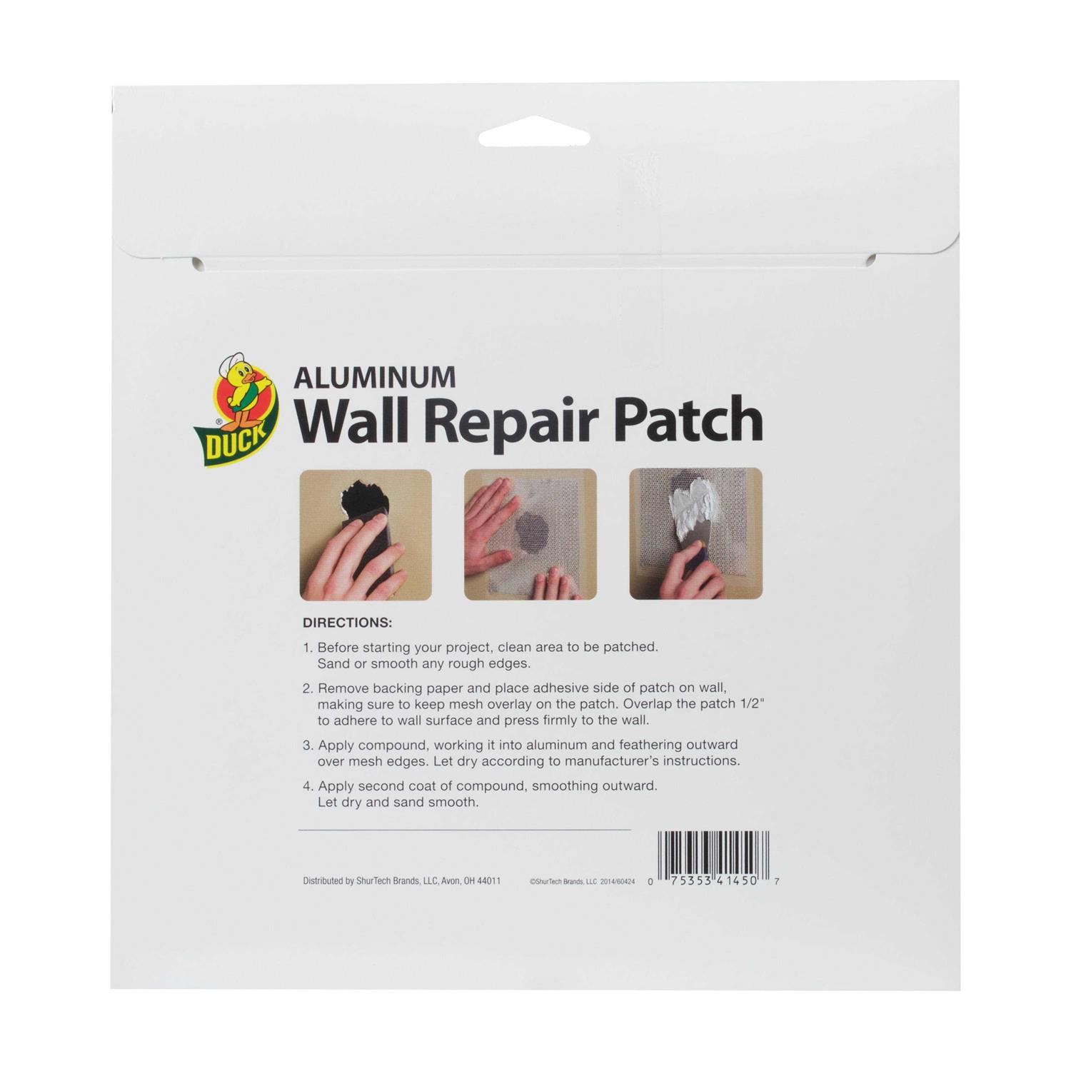 Duck Brand 8 in. x 8 in. Aluminum Wall Repair Patch - Hardware&Tools ...