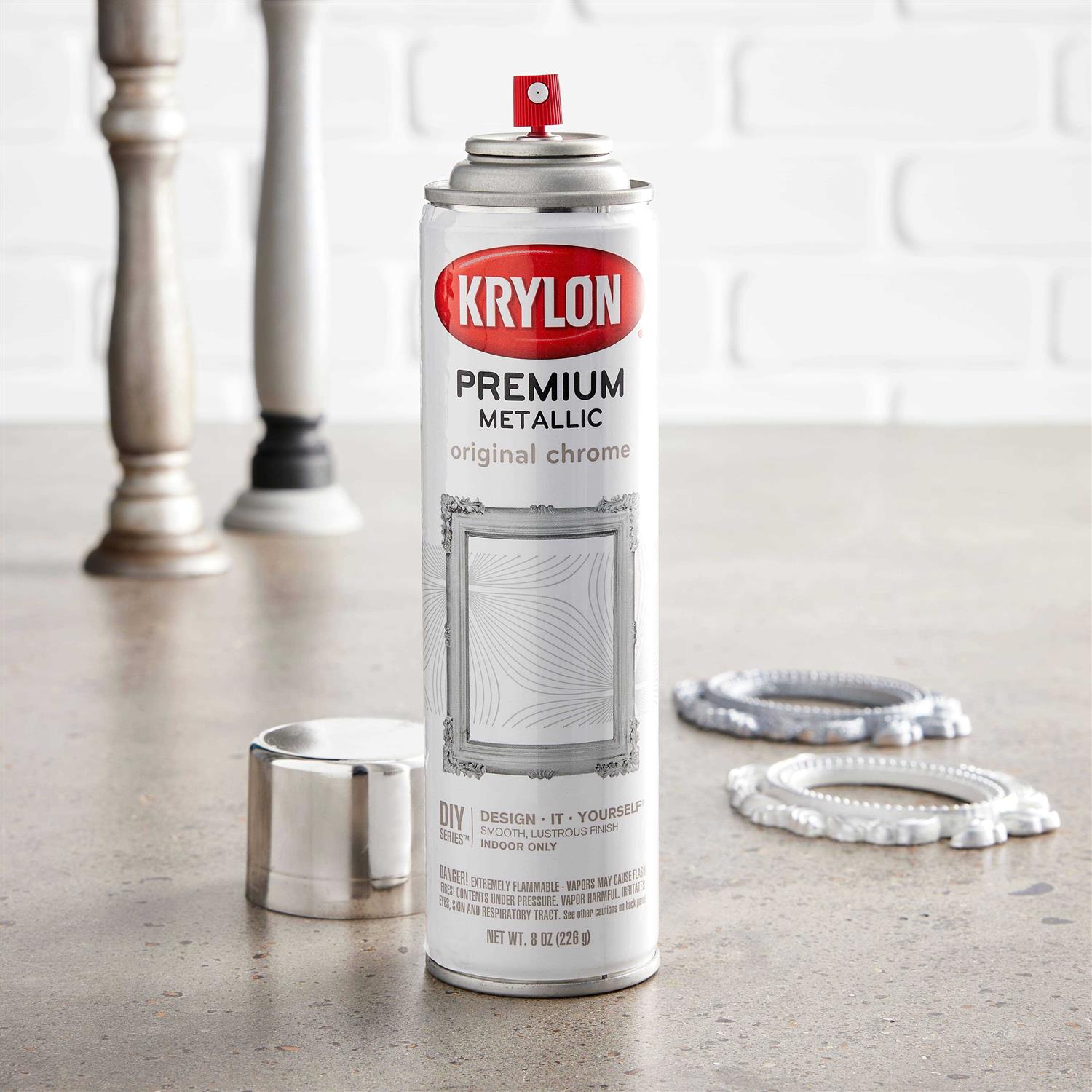 Krylon Premium Metallic Spray Paint Original Chrome - Hardware&Tools ...
