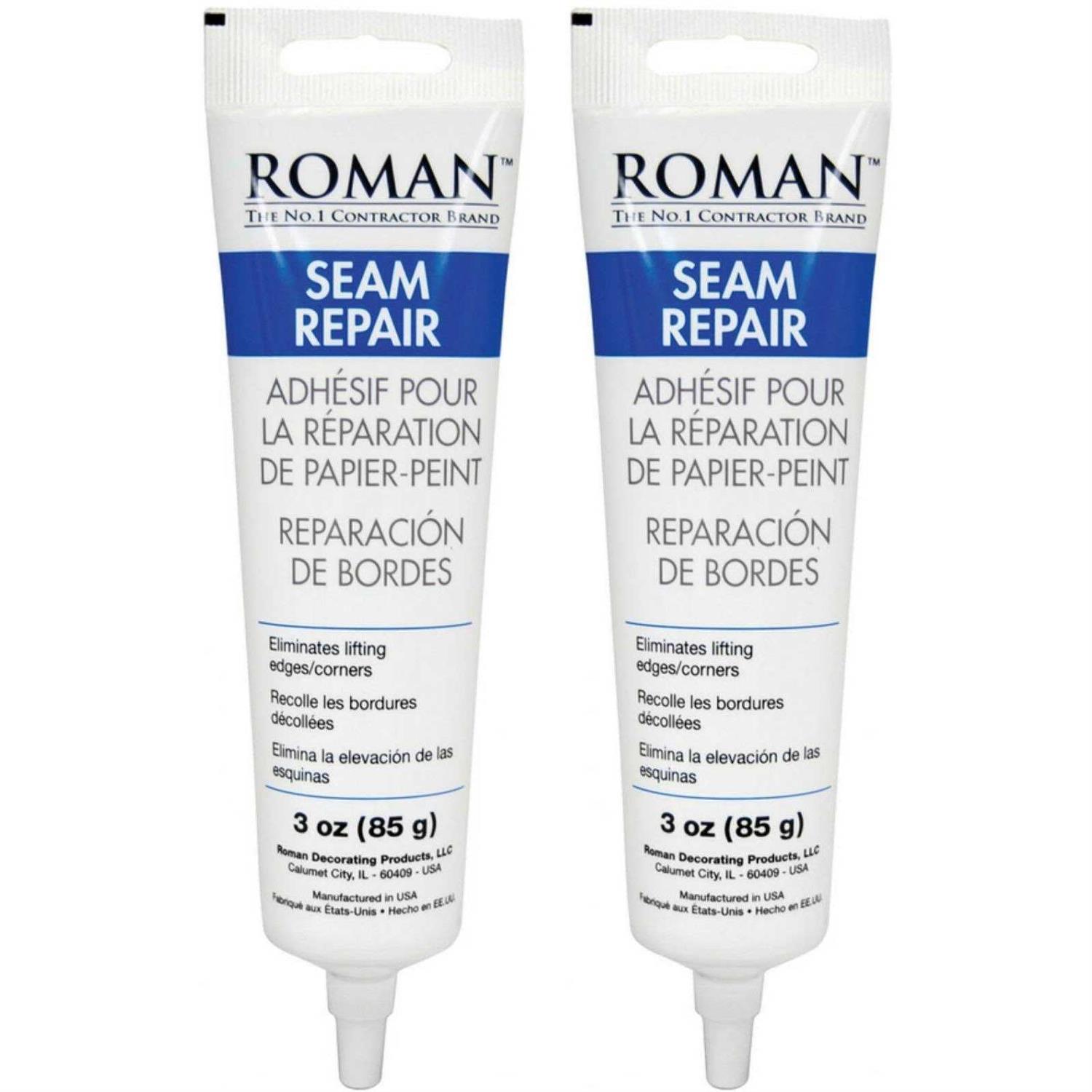 Roman Stick Ease 109454 Wall Covering Seam Repair Adhesive, 3 Oz ...