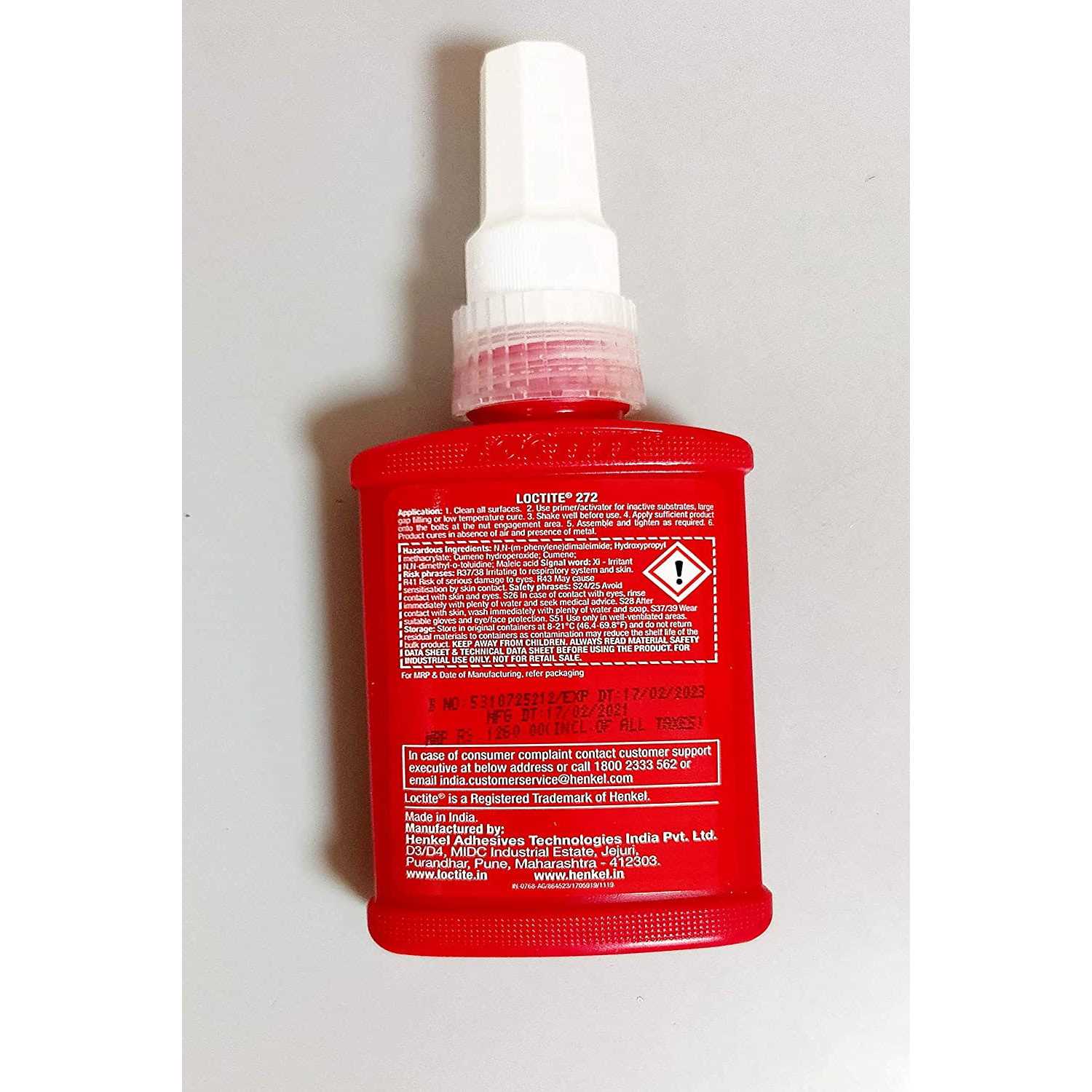 Loctite Threadlocker 272 High Temp - Hardware&Tools Online Store