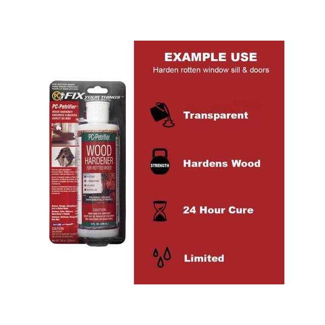 PC-Products PC-Woody Wood Repair Epoxy Paste and PC-Petrifier Wood ...