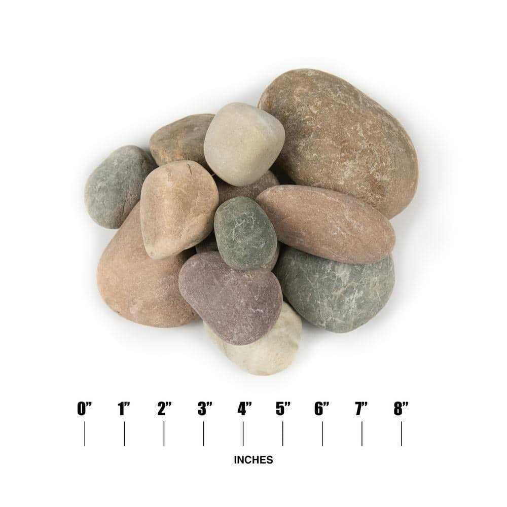 MSI Multi-Colored 0.5 cu. ft. per Bag Medium Bagged Landscape Rock ...