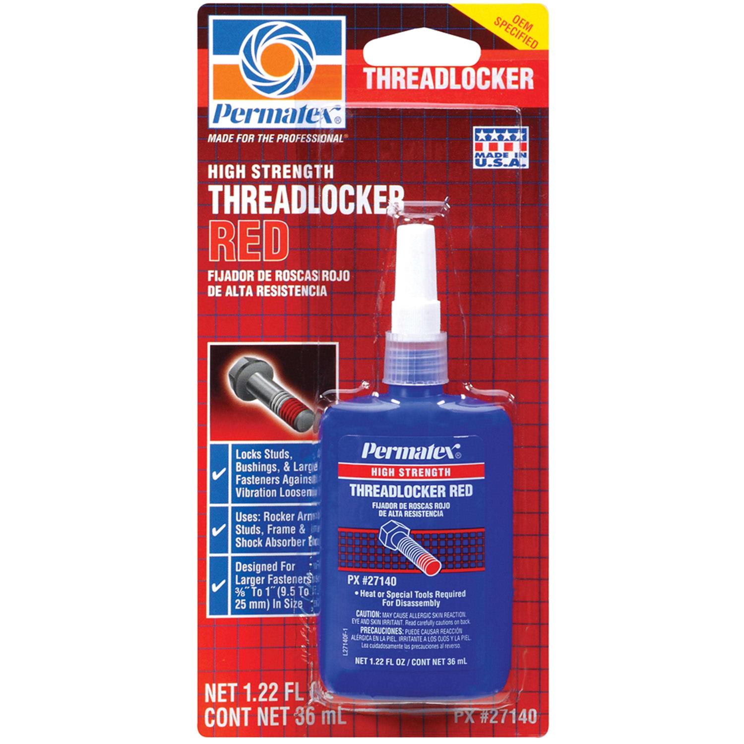 Permatex Red Threadlocker - Hardware&Tools Online Store