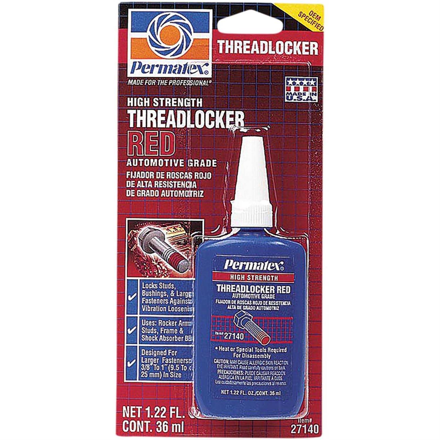 Permatex Red Threadlocker - Hardware&Tools Online Store