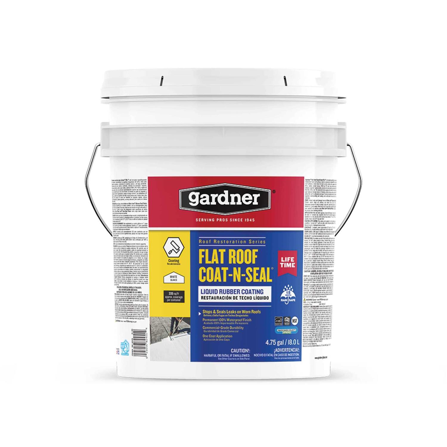 Gardner Flat Roof Coat-n-Seal Liquid Rubber Coating - Hardware&Tools ...