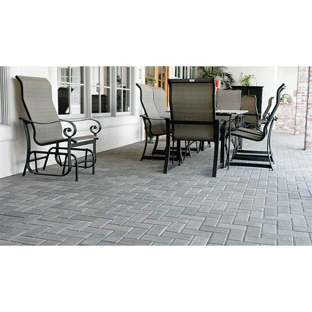 Pavestone #21757 Holland 60mm Paver Interlocking Paver Gray - Hardware ...