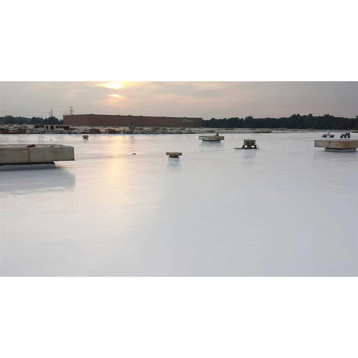 GacoFlex 5 Gal. White Solvent-Free 100% Silicone Roof Coating ...