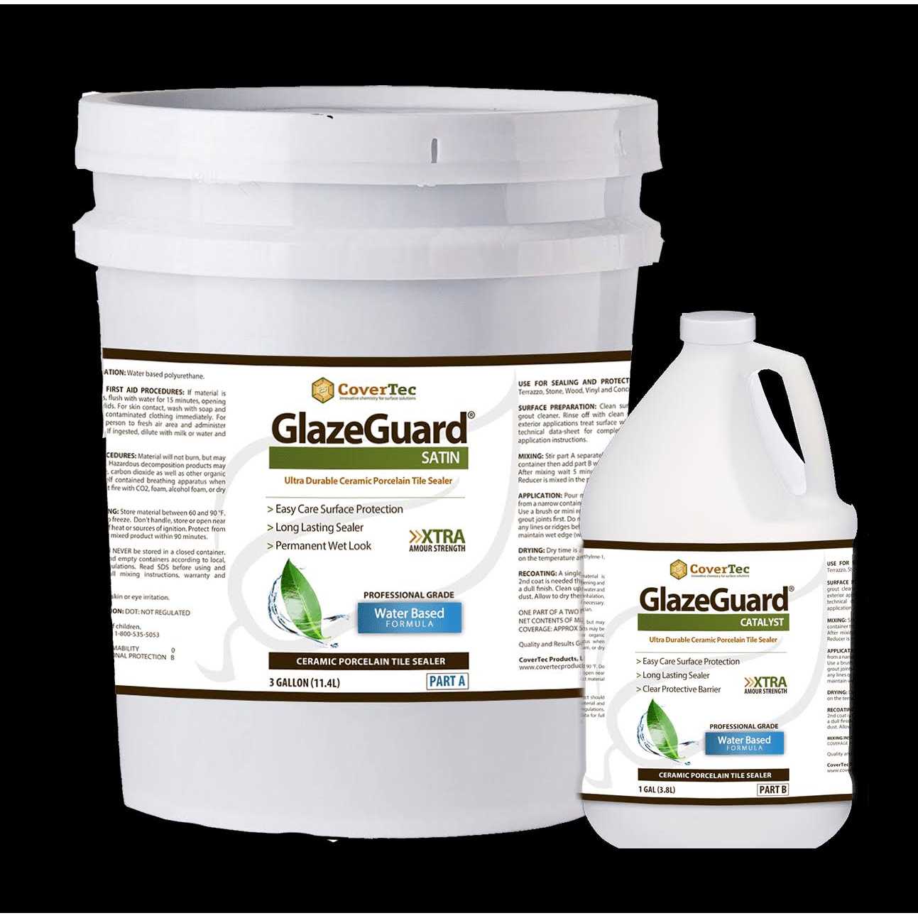 Covertec Glazeguard Ceramic & Porcelain Tile Sealer Finish - Hardware ...